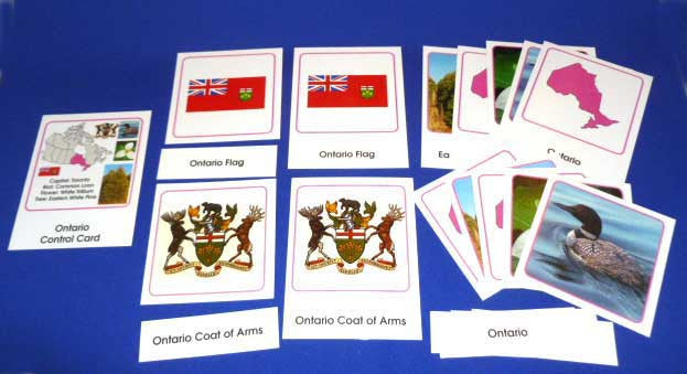 Canadian Provinces and Territories Classification Cards Sets ...