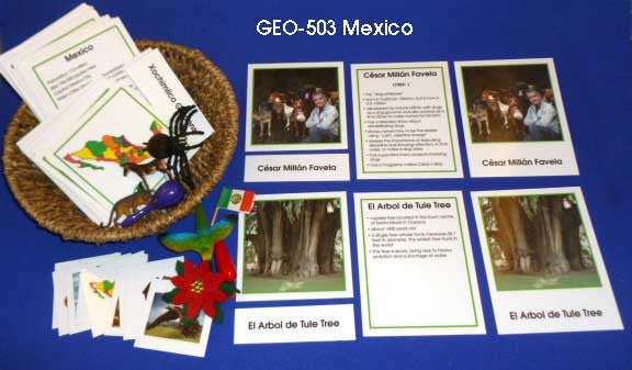 North America Culture Basket Set – Montessori Materials by Lakeview