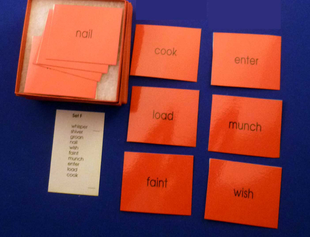 Command Cards – Montessori Materials by Lakeview