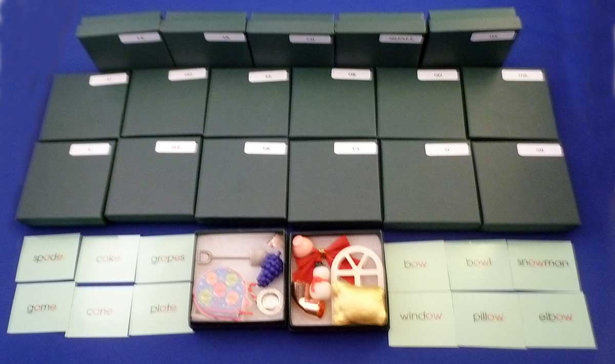 Phonogram Object Box Set – Montessori Materials by Lakeview