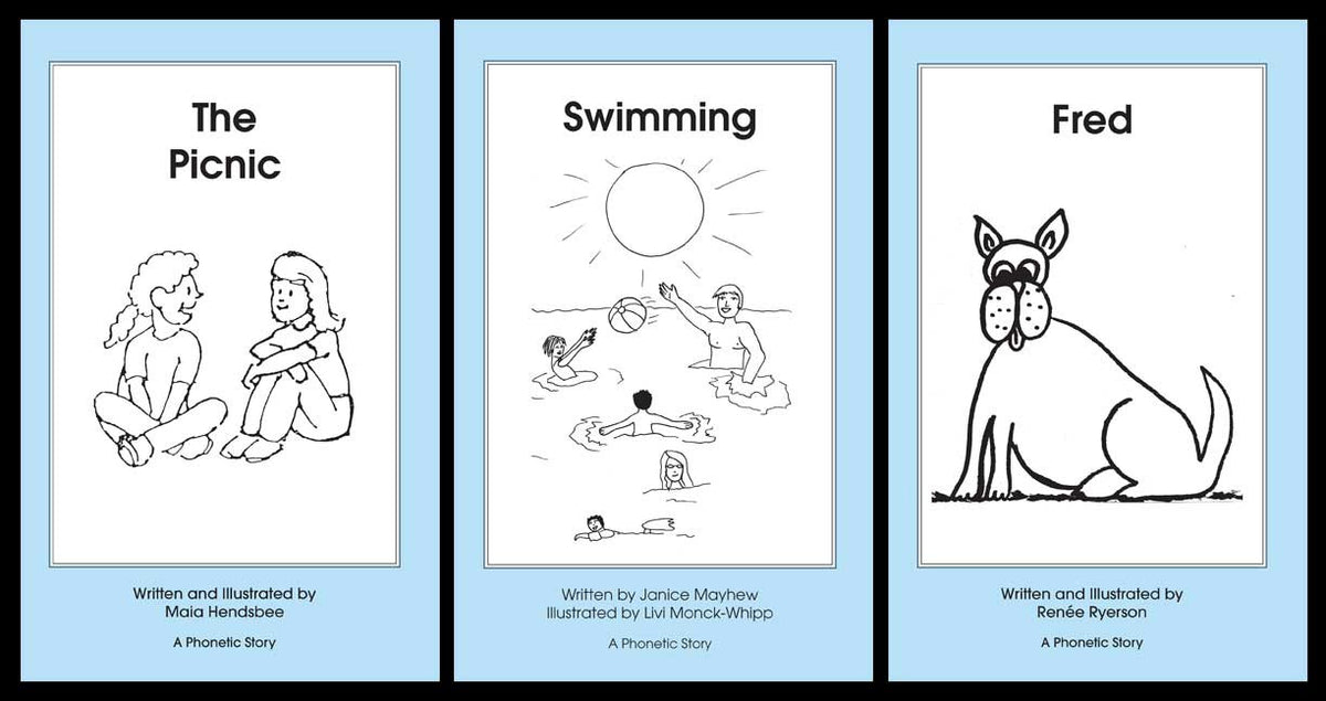 Blue Phonetic Story Sets – Montessori Materials by Lakeview
