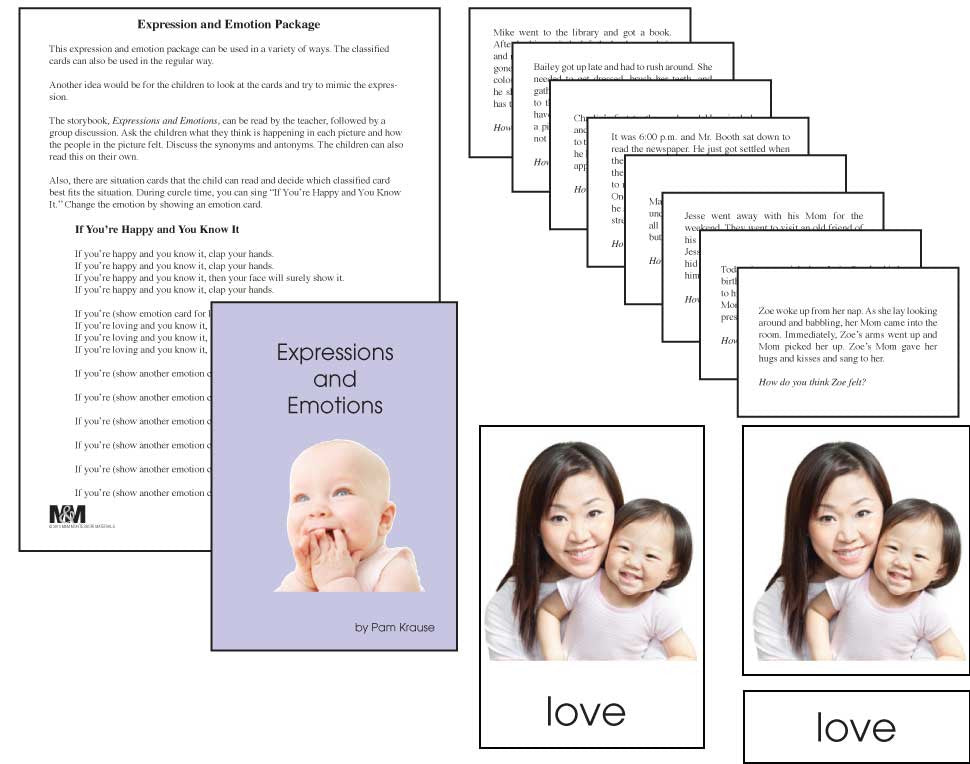 Expressions & Emotions Set – Montessori Materials by Lakeview