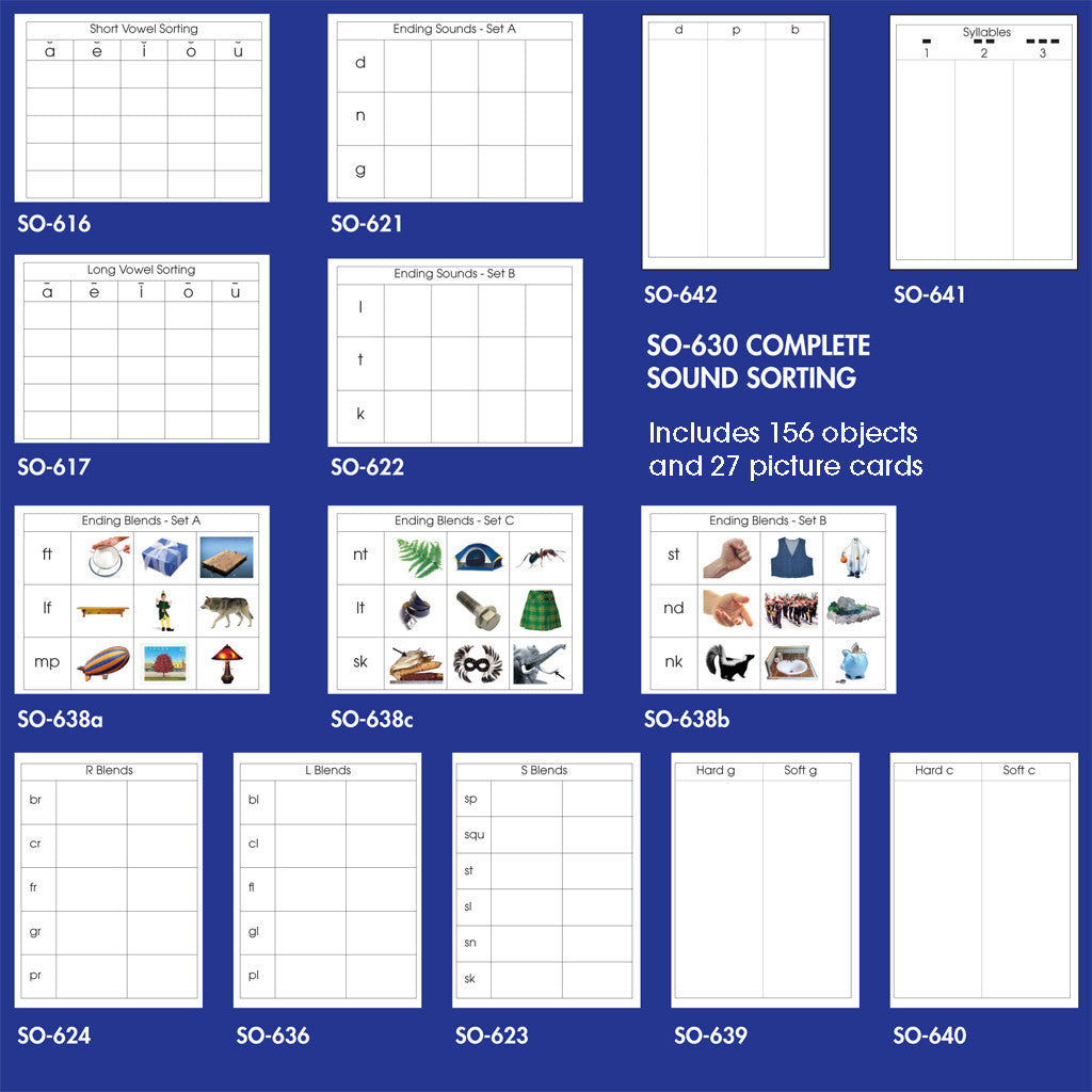 Complete Sound Sorting – Montessori Materials by Lakeview