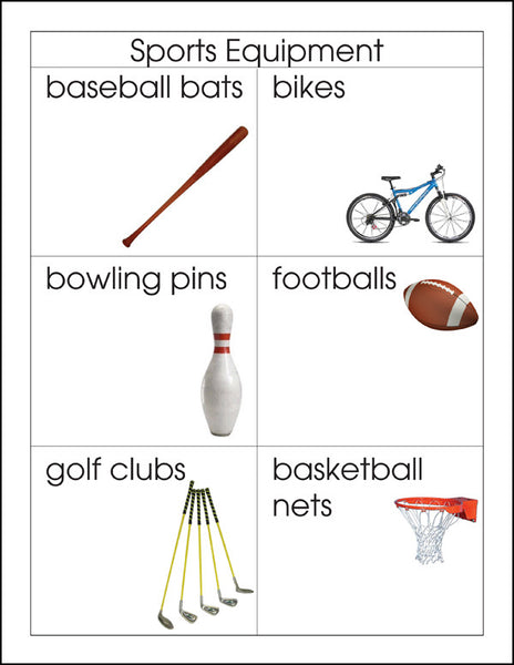 Sports Equipment – Montessori Materials by Lakeview