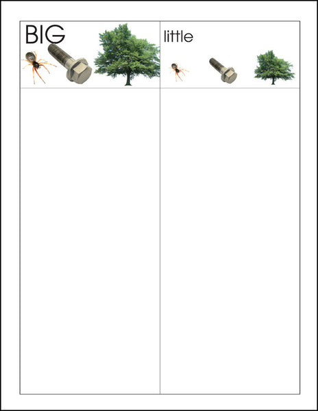 Big and little – Montessori Materials by Lakeview